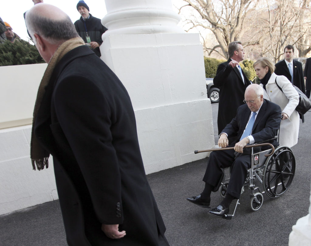 Cheney arrives at inauguration in wheelchair | News, Sports, Jobs ...
